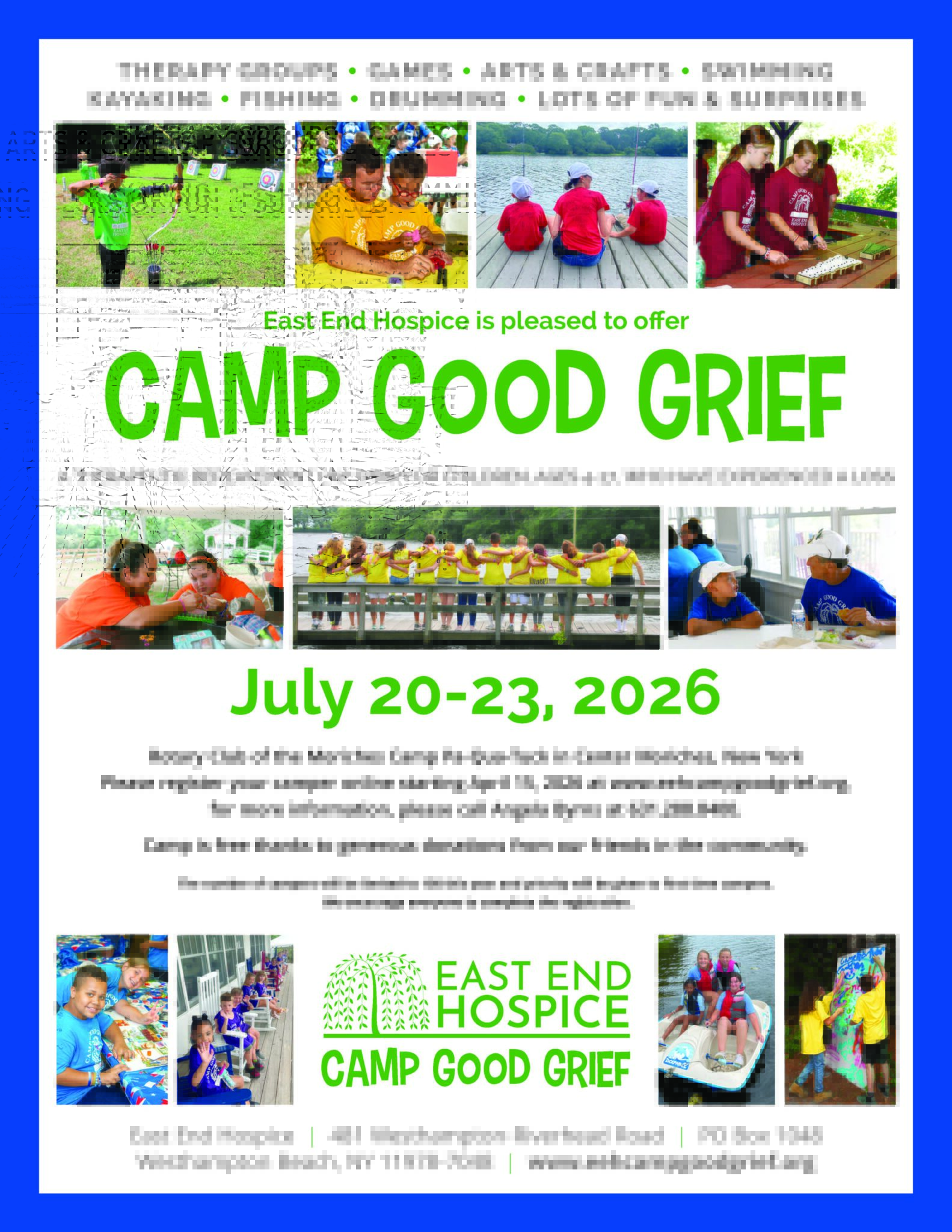 Camp Good Grief- 30 Years! | East End Hospice